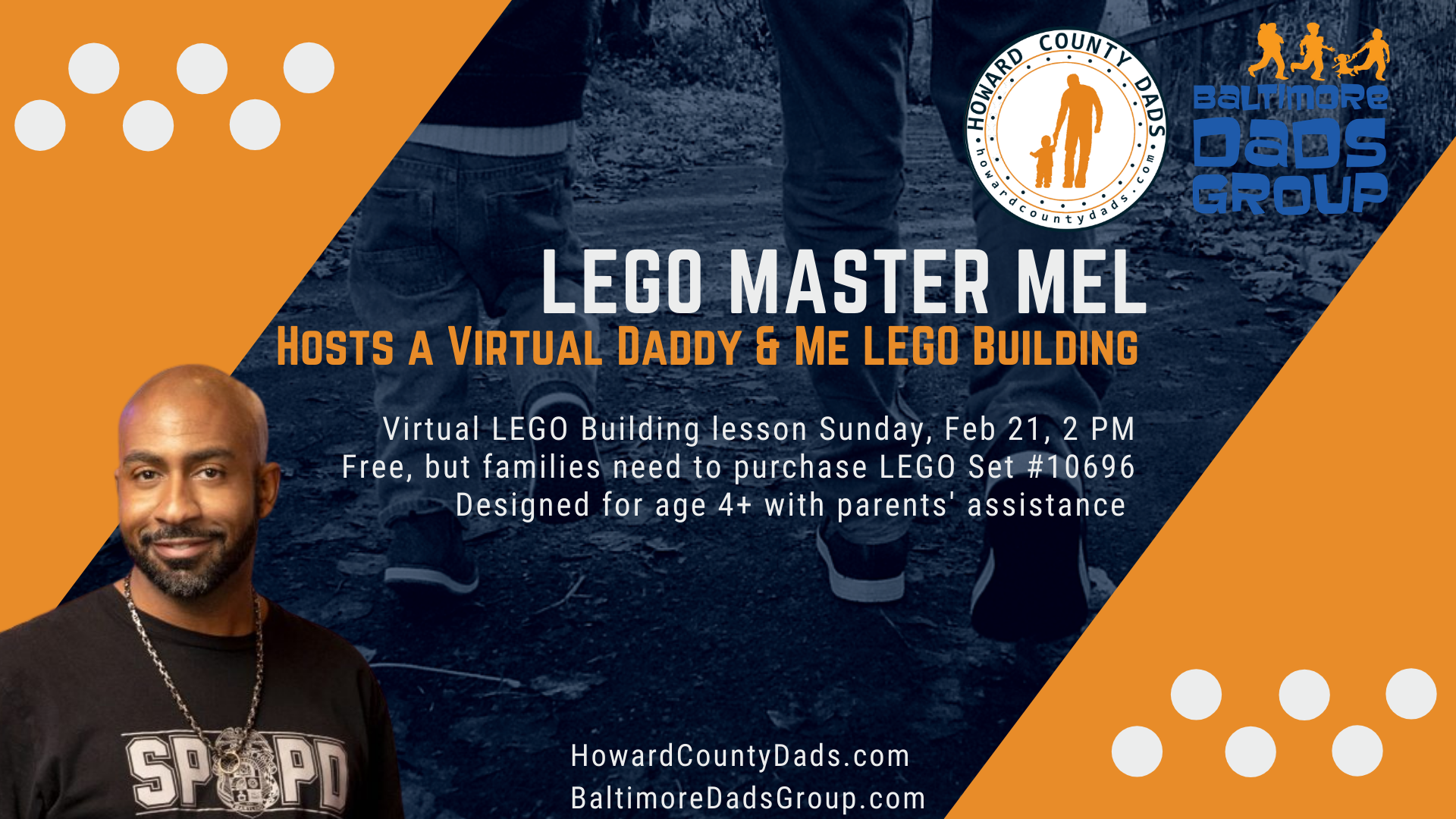 LEGO Workshop with LEGO Master Mel - Daddy & Me Event - Howard County Dads
